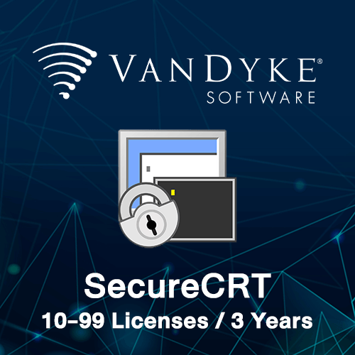 VanDyke: SecureCRT 10-99 Licenses (3 Years) Best Price - VSM365